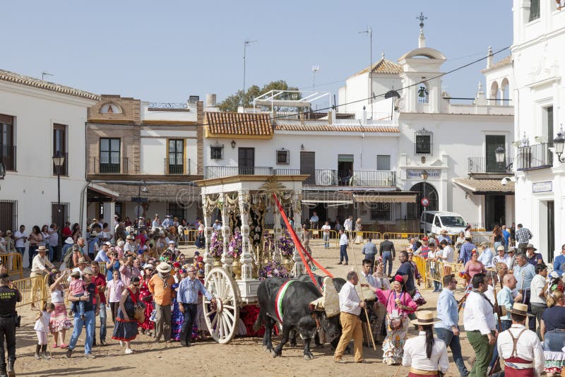 Pilger in EL Rocio, Spanien Redaktionelles Stockfoto - Bild von ...