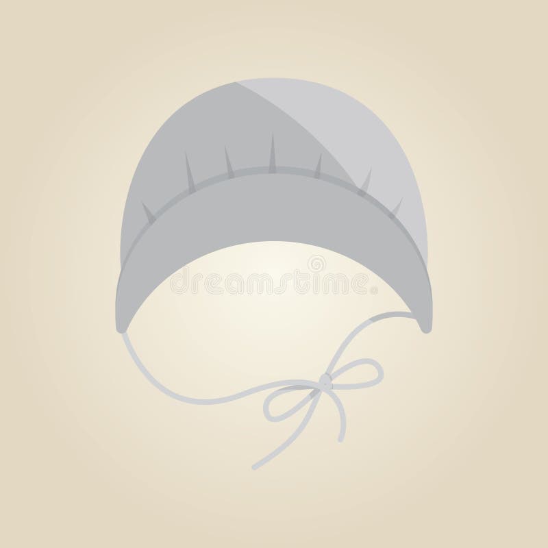 Pilgrim Bonnet. Vector Illustration Decorative Design Stock Vector ...