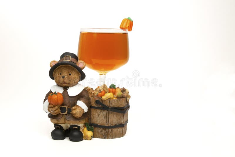 Pilgrim Drink stock photo. Image of cider, isolated, pumpkin - 21438090