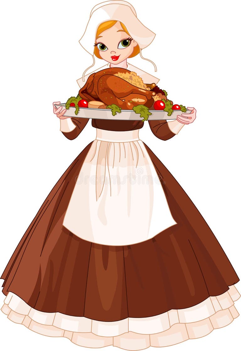 Pilgrim Girl Stock Illustrations – 822 Pilgrim Girl Stock Illustrations ...
