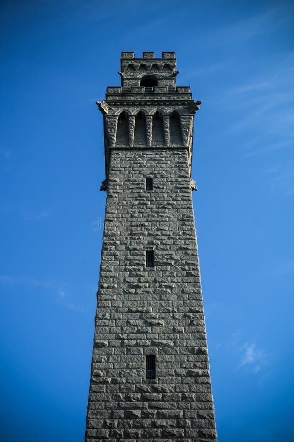 Pilgrim Monument, Cape Cod, Massachusetts Stock Photo - Image of ...