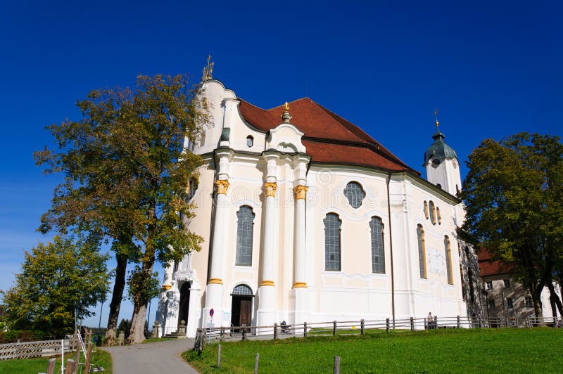 Wies Church,Bavaria stock image. Image of wieskirche - 22806863