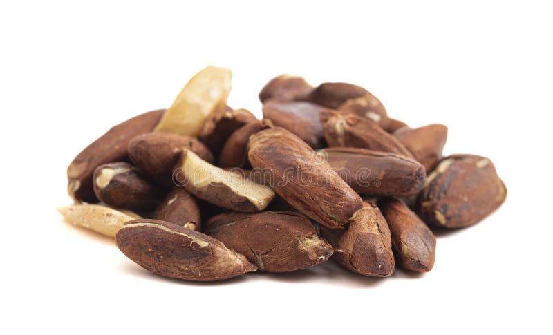 Pili Nuts from the Philippines Isolated on White Background Stock Photo ...