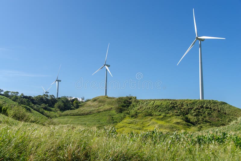 Pililla Wind Farm, Rizal stock image. Image of wind, pililla - 85670587