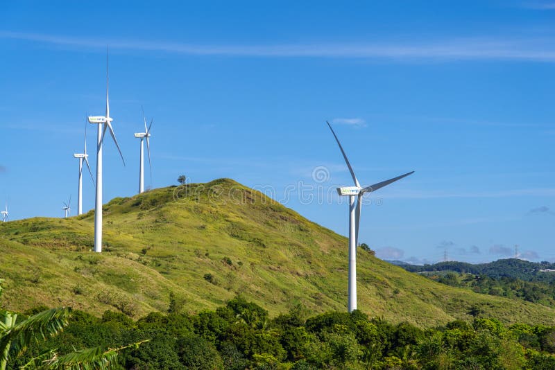 PILILLA WIND FARM, Rizal editorial stock photo. Image of turbine - 85738003