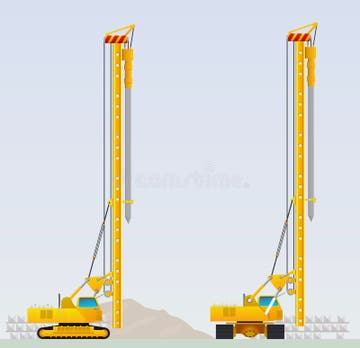 Piling Machine Stock Illustrations – 118 Piling Machine Stock ...