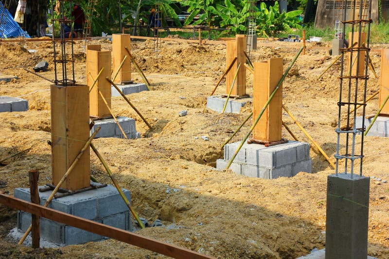 Piling Pile with Cement Reinforced with Steel Structure for Make Cement ...