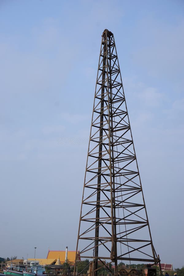 Piling Rig Trolley Poles Stock Photos - Free & Royalty-Free Stock ...