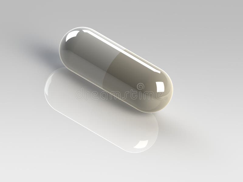 Pill stock illustration. Illustration of medication, addiction - 26674078