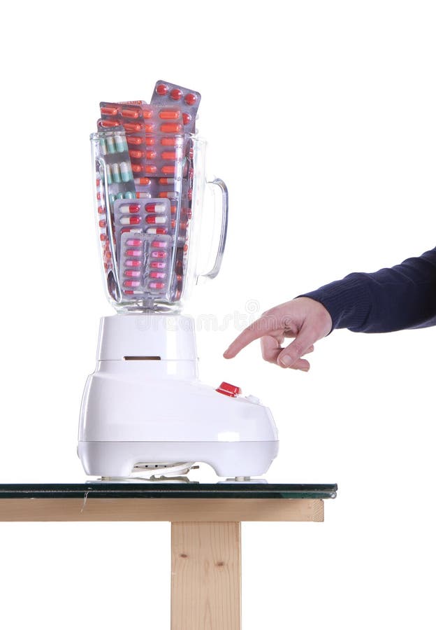 Pill blender stock photo. Image of remedy, finger, capsules - 28699606