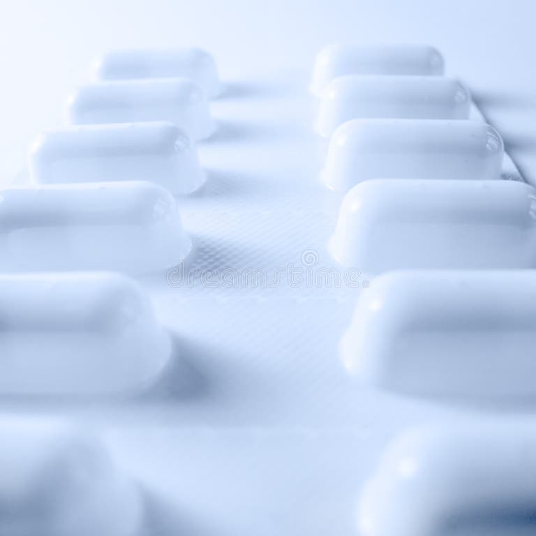 Pill blister square stock image. Image of sealed, tablets - 24785997