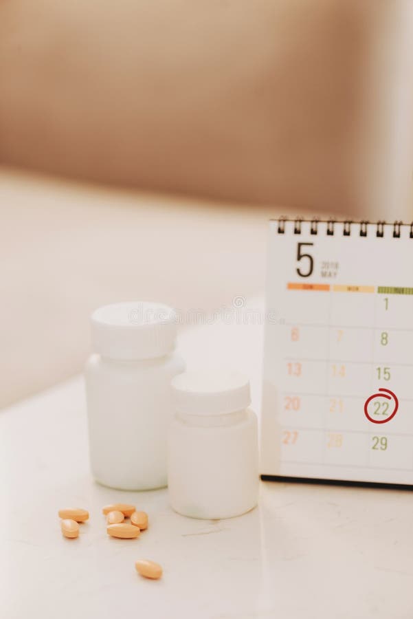Pill Box with a Drug on Table Stock Image - Image of health, healthcare ...