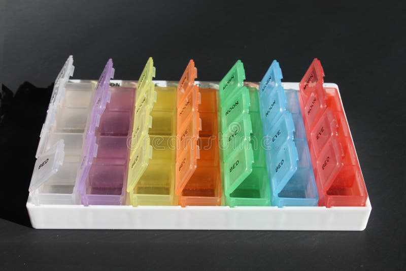 Pill Boxes stock image. Image of pill, medicine, life - 18827971