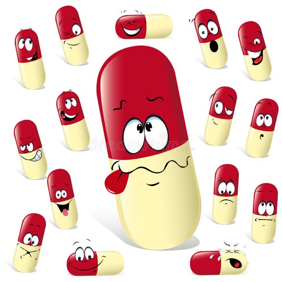 Pill Cartoon Stock Illustrations – 16,924 Pill Cartoon Stock ...