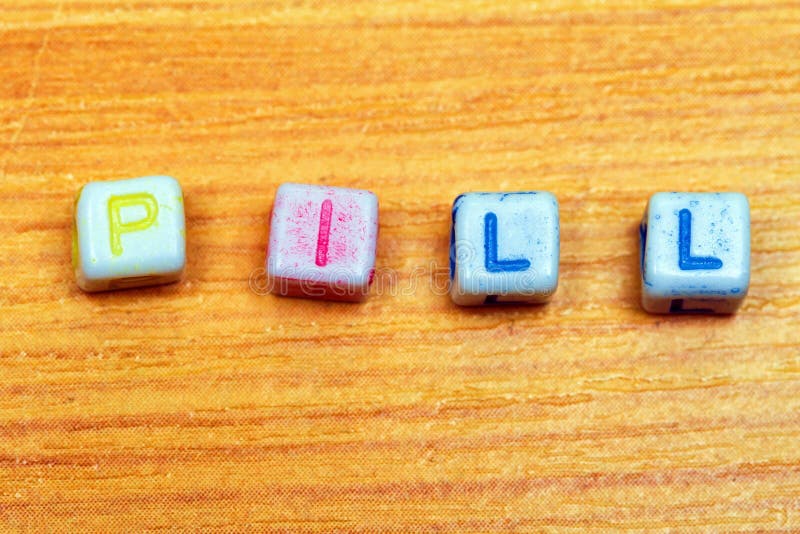 Pill Letters stock image. Image of dices, colour, pill - 126797281