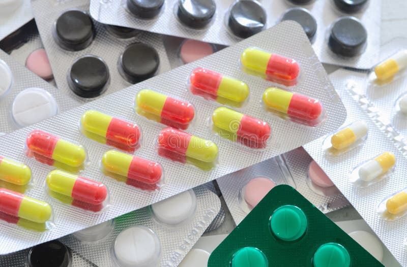 Pill packages stock image. Image of prescription, medication - 47464631