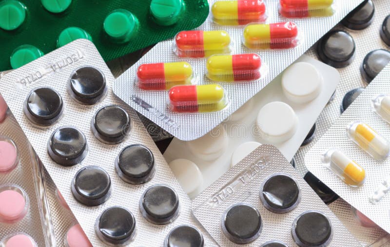 Pill packages stock image. Image of pharmacy, pill, prescription - 47747263