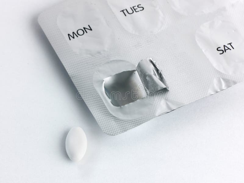 Pill an packet stock photo. Image of compartment, foil - 38784138