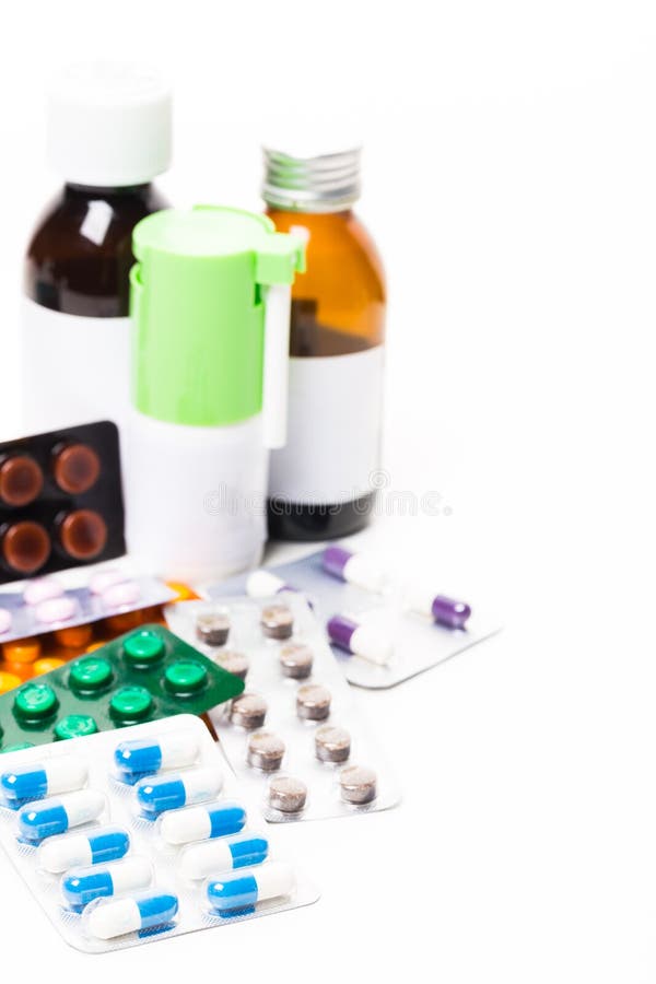 Pill packs, medicine stock image. Image of illness, blister - 60465313