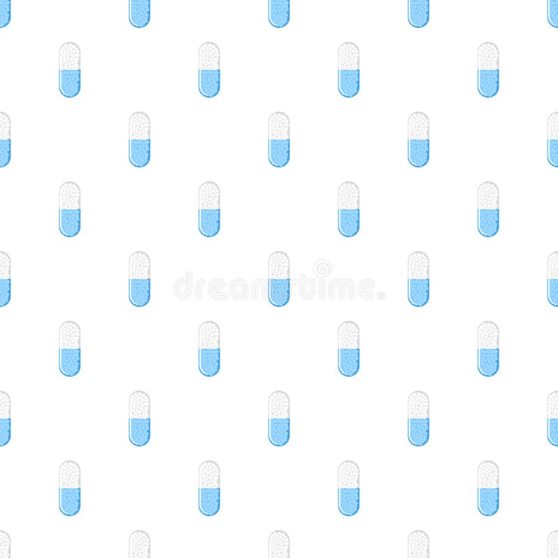 Pill Pattern Seamless Vector Stock Vector - Illustration of ...