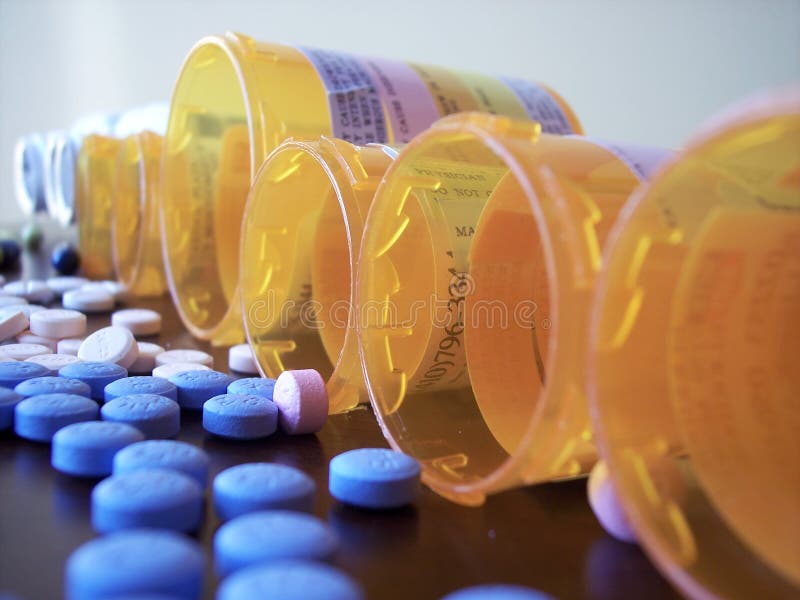 Pill Spill stock image. Image of addict, medication, prescription - 76615
