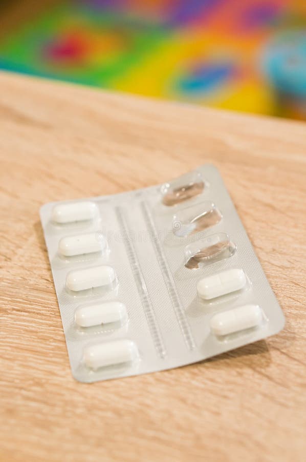 Pill strip stock image. Image of pill, medicine, strip - 51036165