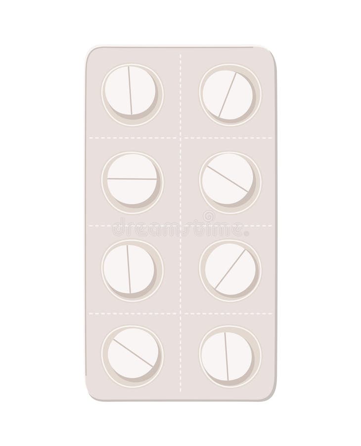 Pill tablet design stock vector. Illustration of foil - 260614278