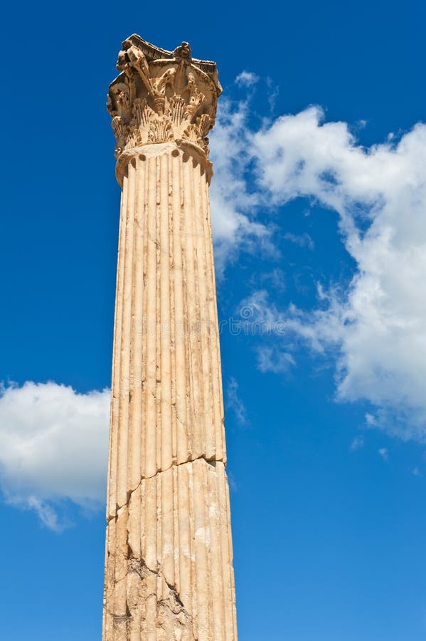 Pillar stock image. Image of corinth, greece, history - 24352179