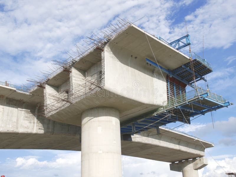 Pillar of bridge stock image. Image of design, high, engineering - 21494629