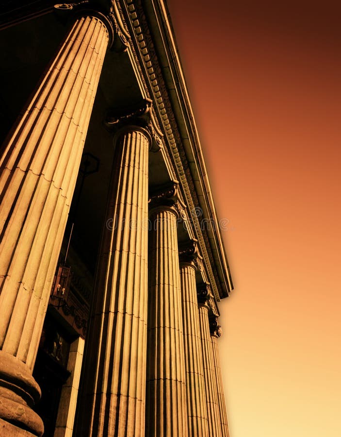 Columns of Justice stock image. Image of corinthian, finance - 28269