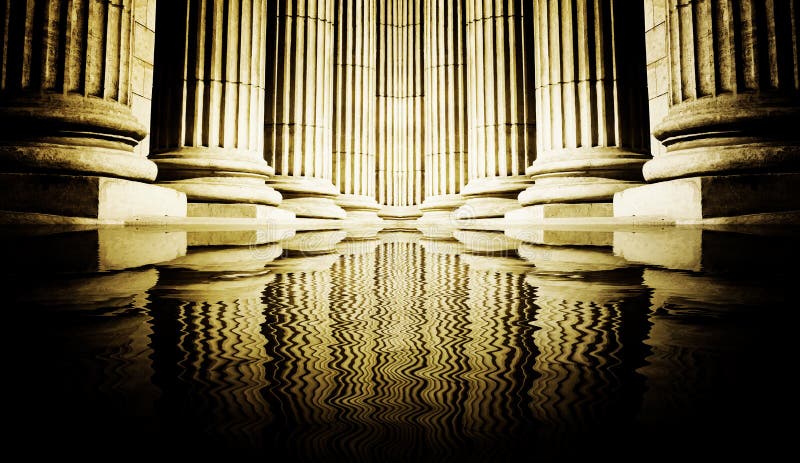 Pillars of Strength stock image. Image of library, colonnade - 25917537