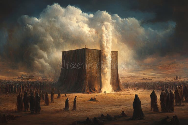 The Pillar of Cloud Over the Tabernacle of the Congregation in Desert ...