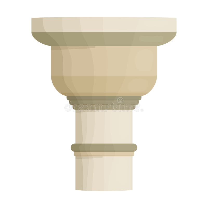 Pillar Column Vector Icon.Cartoon Vector Icon Isolated on White ...