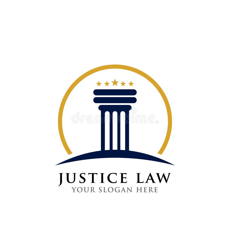 Pillar Logo Design Template. Justice Law and Attorney Logo Design ...