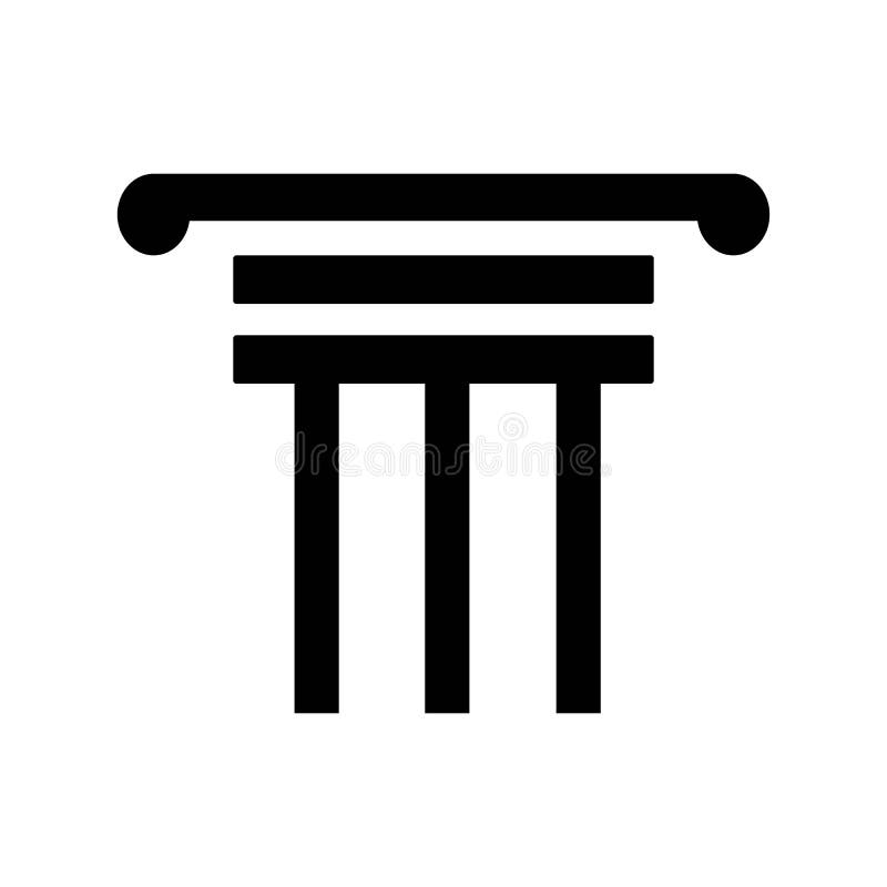 Pillar Logo Template Column Vector Illustration Stock Vector ...