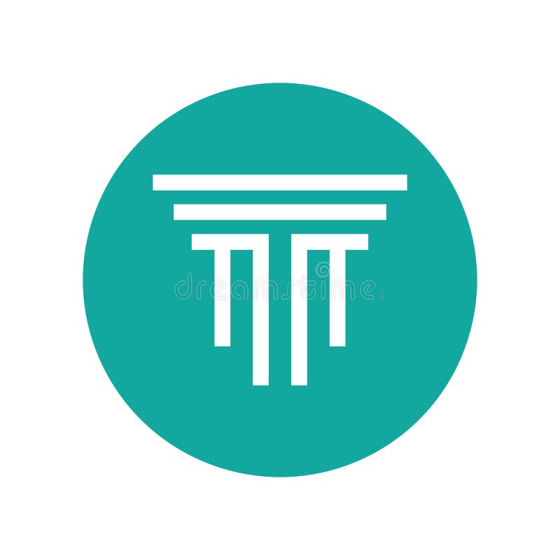 Pillar Logo Template Column Vector Illustration Stock Vector ...