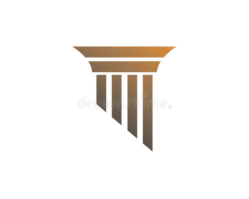 Pillar Logo Template. Column Vector Illustration Stock Illustration ...