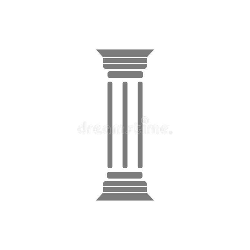 Pillar stock vector. Illustration of university, vintage - 151058027
