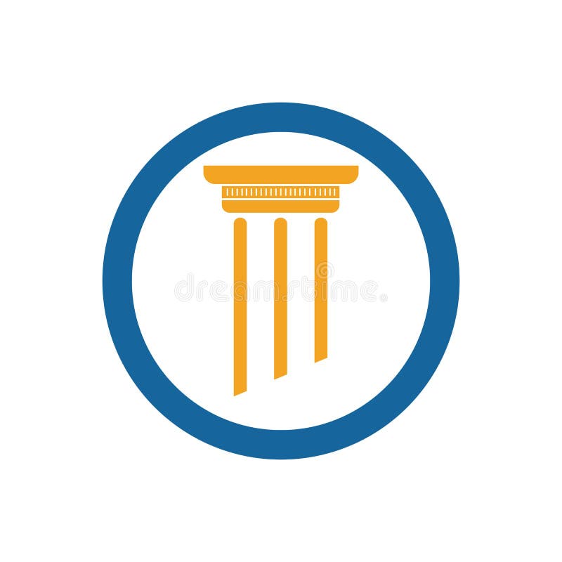 Pillar stock vector. Illustration of university, antique - 151058095