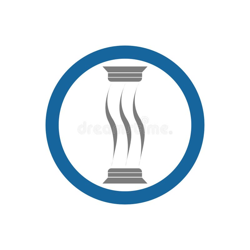 Pillar stock vector. Illustration of sunlight, columns - 151058123