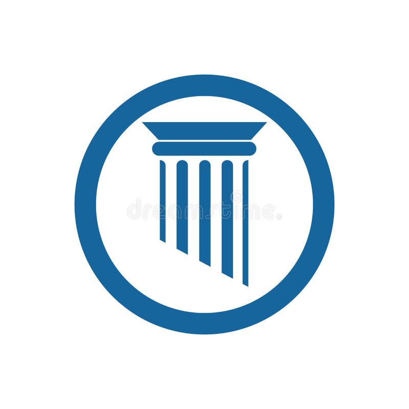 Pillar stock vector. Illustration of legal, washington - 151058127