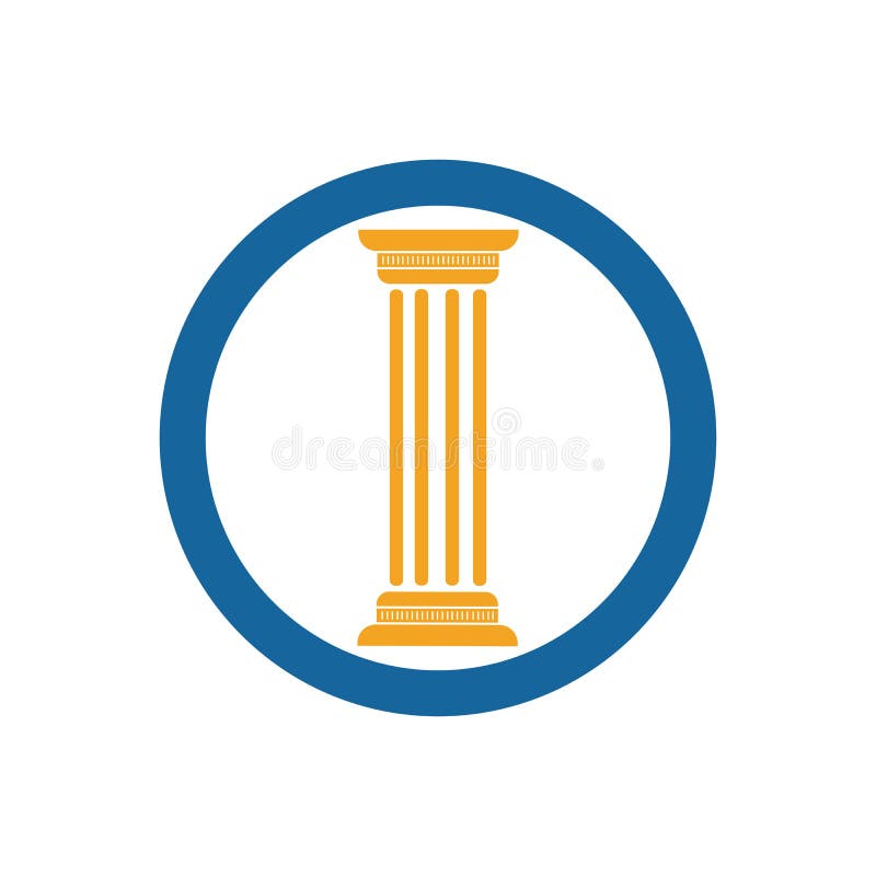 Pillar stock vector. Illustration of stone, travel, sunlight - 151058207