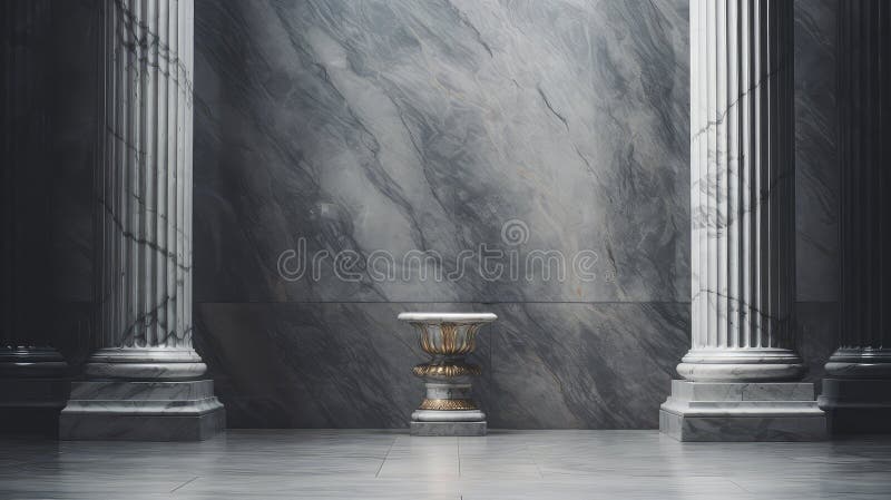 Pillar Silver Marble Texture Stock Illustration - Illustration of shine ...