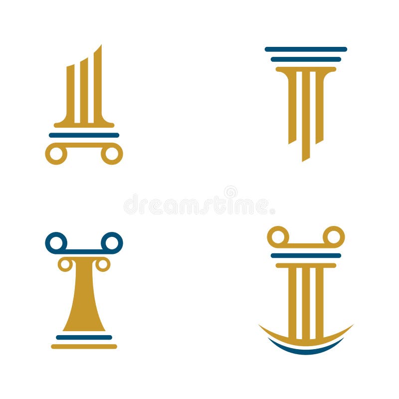 Pillar Vector Icon Symbol Illustration Design Stock Vector ...