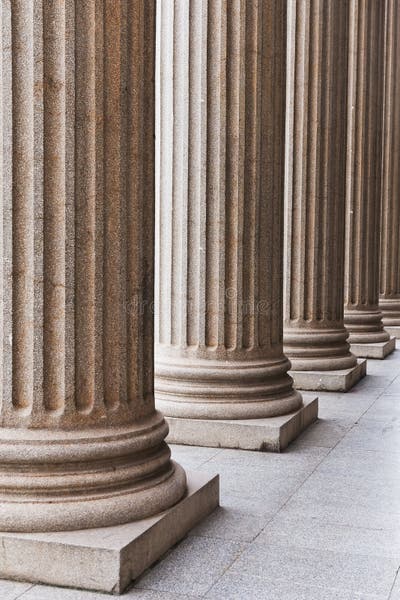 Pillars stock image. Image of stone, cylindrical, white - 23508437