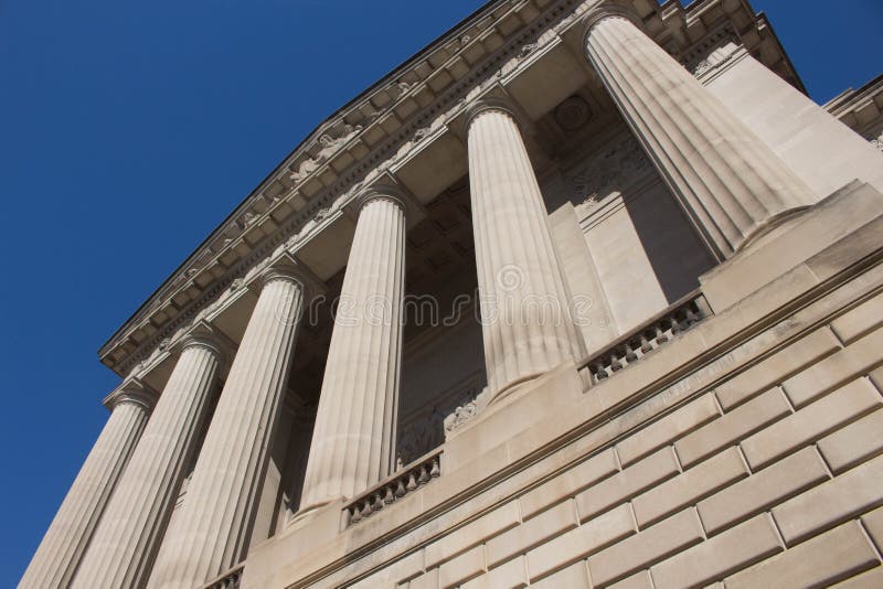 Pillars of building stock photo. Image of detailed, inspiration - 66436282