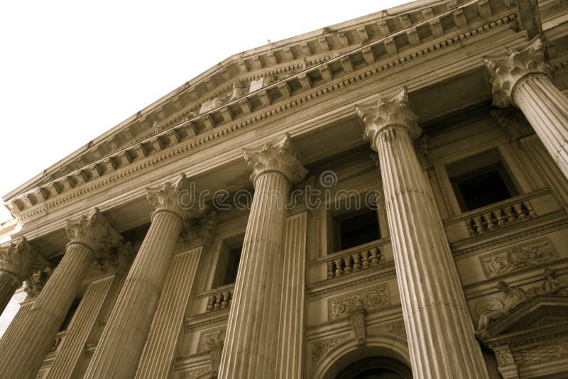 Pillars of Justice stock photo. Image of power, courthouse - 5200486