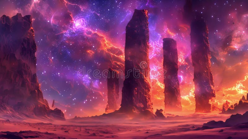 The Pillars of Light Shine Like Beacons in the Midst of a Foreboding ...