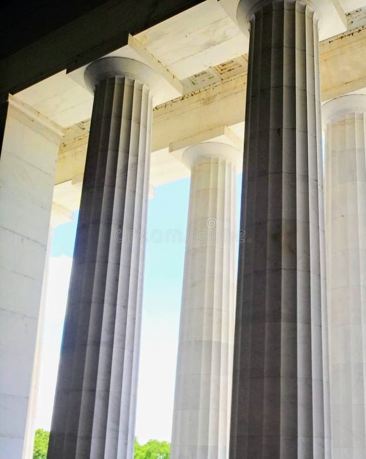 Pillars Old Stone Marble Architecture Beautiful Stock Image - Image of ...