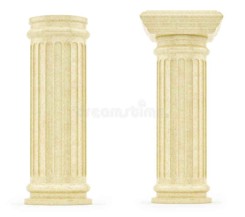 Pillars stock illustration. Illustration of ancient, greece - 34292631